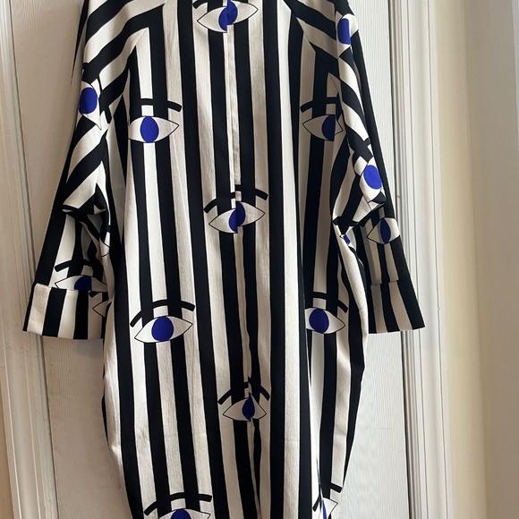 Monki | Dresses | Nwot Asos Monki Mini Shirt Dress In Eye Stripe ...